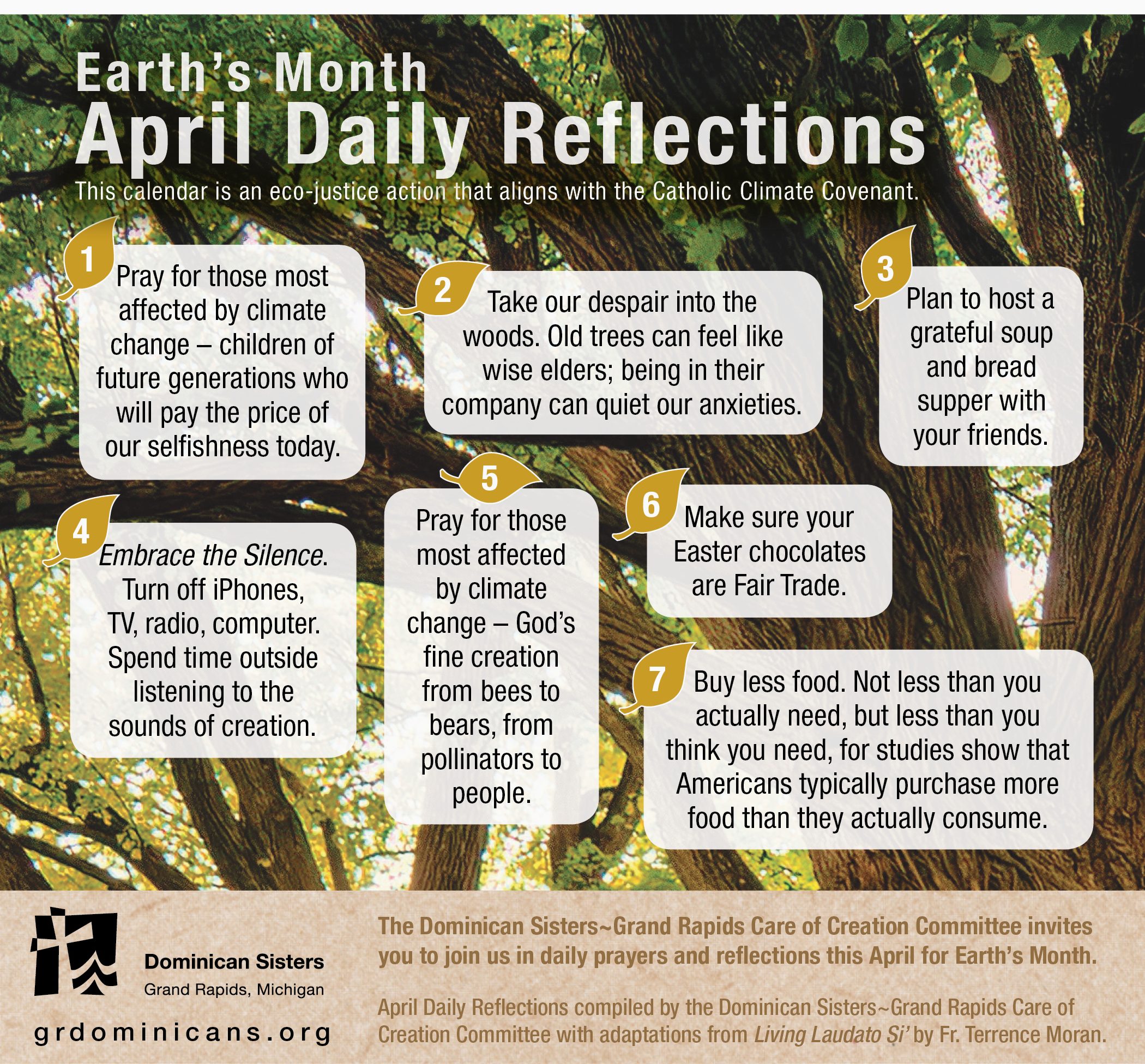 April is Earth Month... God's Green Earth is Calling Out to Us All ...